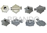 China Chromed Plated Aluminum Die Casting Hardware Components For Pneumatic Industry for sale