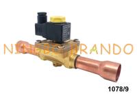China 1078/9 Castel Type Solenoid Refrigeration Valve 1 1/8'' 12VDC 24VDC 110VAC 220VAC for sale