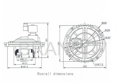 China In Line Solenoid Pulse Valve SCG353B060 G 3 Inch Port Size 110V AC 220V AC 24V DC for sale