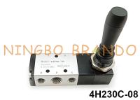 China 4H230C-08 Airtac Type Hand Lever Valve Manual Pneumatic Air Control 5/3 Way for sale