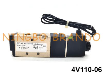China 4V110-06 Airtac Type Pneumatic Solenoid Valve 5 Way 2 Position 1/8