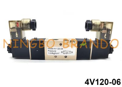 China 4V120-06 Airtac Type Pneumatic Solenoid Valve 5/2 Way 1/8