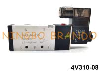 China 4V310-08 Airtac Type Pneumatic Solenoid Valve 5/2 Way DC24V AC220V for sale