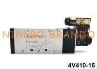 China 4V410-15 Airtac Type Pneumatic Solenoid Valve 5 Way 2 Position 24V 220V for sale