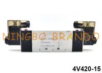 China 4V420-15 Airtac Type Pneumatic Solenoid Valve 5/2 Way 24VDC 220VAC for sale