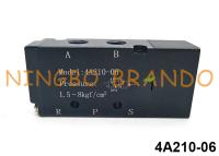 China 4A210-06 Airtac Type Pneumatic Air Pilot Valve Assembly 5/2 Way for sale