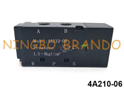 China 4A210-06 Airtac Type Pneumatic Air Pilot Valve Assembly 5/2 Way for sale
