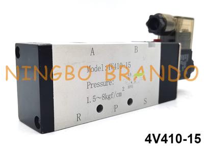 China 4V410-15 Airtac Type Electro Control Pneumatic Solenoid Valve 5/2 Way 24V 220V for sale