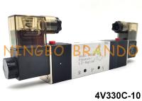 China 4V330C-10 Airtac Type Directional Control Pneumatic Solenoid Valve 5/3 Way 24V 220V for sale