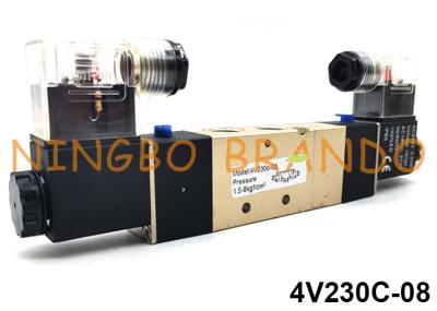 China 4V230C-08 Airtac Type Directional Controller Pneumatic Solenoid Valve 5/3 Way 24V 220V for sale