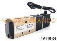 China 4V110-06 Airtac Type Air Controller Pneumatic Solenoid Valve 5 Way 2 Position 24V for sale
