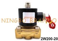China 2W200-20 Brass Normal Closed Solenoid Valve 2/2 Way 12V 24V 110V 220V for sale