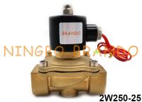 China 2W250-25 Brass Electric Normal Closed Solenoid Valve For Water Air Gas Oil 2 Way for sale