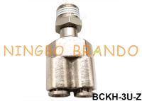 China Male Y Push In Tube Brass Pneumatic Hose Fitting 4mm 6mm 8mm 10mm 12mm for sale