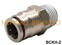 China Male Straight Push In Brass Pneumatic Hose Fitting 1/8'' 1/4'' 3/8'' 1/2'' for sale