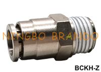China Male Straight Push In Brass Pneumatic Hose Fitting 4mm 6mm 8mm 10mm 12mm for sale