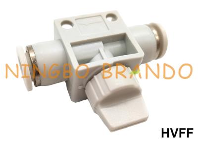 China HVFF Push In Quick Connect One Way Speed Controller Air Pneumatic Flow Control Fitting for sale