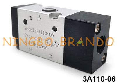 China 3A110-06 3 Way 2 Position Airtac Type Pneumatic Air Pilot Valve 1/8'' for sale