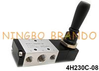 China 4H230C-08 Airtac Type Air Control Hand Lever Valve 5 Way 3 Position for sale