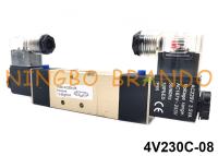 China 4V230C-08 Airtac Type 5/3 Way Pneumatic Solenoid Valve 12V 24V 110V 220V for sale