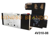 China 4V310-08 Airtac Type 5/2 Way Pneumatic Single Solenoid Valve 24V 110V 220V for sale