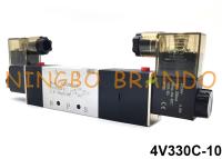 China 4V330C-10 Airtac Type 5/3 Way Closed Center Pneumatic Solenoid Valve 24V 220V for sale