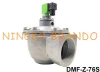 China BFEC DMF-Z-76S 3'' Dust Collector Threaded Right Angle Pulse Jet Valve 24V 220V for sale