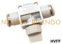 China HVFF Push On One Way Speed Air Controller Pneumatic Flow Control Fittings 4mm for sale