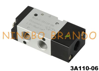 China 3A110-06 Airtac Type Pneumatic Air Pilot Valve 3 Port 2 Position for sale