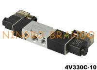 China 4V320-10 Double Solenoid Pneumatic Air Control Valve DC24V DC24V for sale