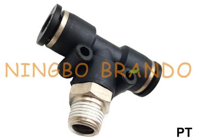 China PT-G T Shape Male Branch Tee Push In Connect Pneumatic Hose Fittings for sale