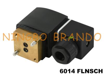 China Sub Base 3 Way Brass Solenoid Valve 6014 C FLNSCH 24VDC 220VAC for sale