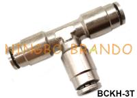 China Male Branch Union Tee Push On Y Shape Pneumatic Hose Fitting 1/8