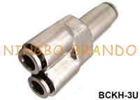 China Brass Union Y Push In Connect Tube Pneumatic Hose Fitting 1/8'' 1/4'' 3/8'' 1/2'' for sale