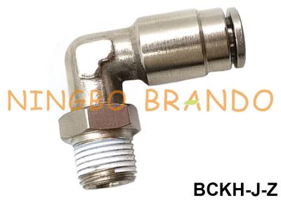 China Elbow Male Push In Quick Connect Pneumatic Hose Fittings 1/8'' 1/4'' 3/8'' 1/2'' for sale