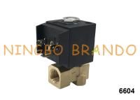 China 6604 6605 CEME Type Brass Solenoid Valve 1/4'' NPT 2/2 Way NC 24VDC 220VAC for sale
