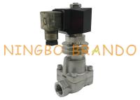 China Ultra High Temperature Stainless Steel Solenoid Valve 3/8'' 24V 110V 220V for sale