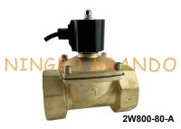 China 3'' IP68 Waterproof Water Fountain Brass Solenoid Valve 12V 24V 110V 220V for sale
