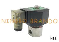 China 1/8'' 1/4'' 100 bar High Pressure Stainless Steel Solenoid Valve 220V 110V 24V for sale
