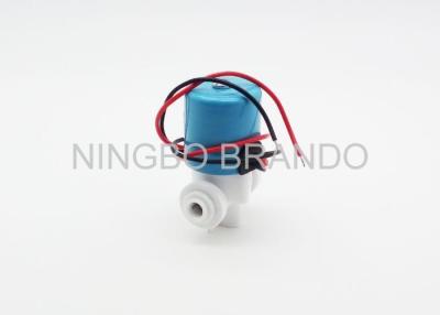 China Fast Fitting Blue Reverse Osmosis Parts , 24V DC Plastic Solenoid Valve for sale