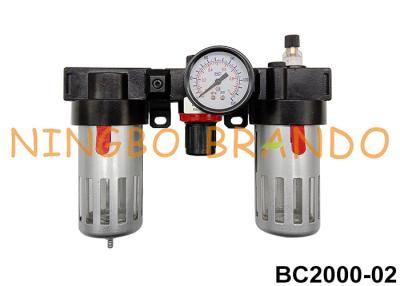 China BC2000 FRL Unit Air Filter Regulator Lubricator Combination for sale