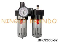 China FRL Unit 1/4'' NPT BFC2000 Air Filter Regulator With Lubricator for sale