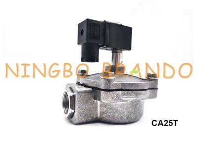 China CA25T 1'' Threaded Right Angle Pulse Jet Valve T Series For Dust Collector for sale