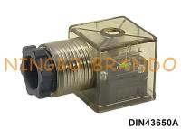 China MPM Brown Solenoid Valve Connector With LED Light Indicator EN 175301-803 for sale