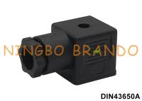China DIN 43650 Form A Solenoid Coil Plug Socket Connector EN 175301-803 for sale