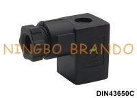 China DIN 43650 Form C Solenoid Valve Coil Connector IP65 EN 175301-803 for sale