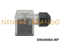 China DIN43650A Waterproof IP67 Solenoid Valve Coil Connector 2P+E 3P+E for sale