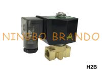 China 120 bar High Pressure Normally Closed Brass Solenoid Valve 1/8'' 1/4'' 24V 220V for sale