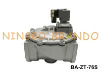 China 3'' Straight Through Dust Collector Pulse Jet Valve 24VDC 110VAC 220VAC for sale