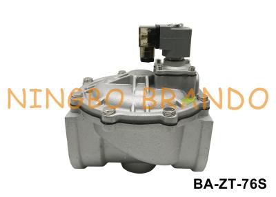 China 3'' Straight Through Dust Collector Pulse Jet Valve 24VDC 110VAC 220VAC for sale